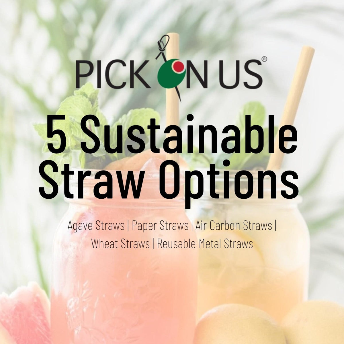 How Agave Straws Can Help Us Defeat The Problem Of Plastic – Pick On Us ...