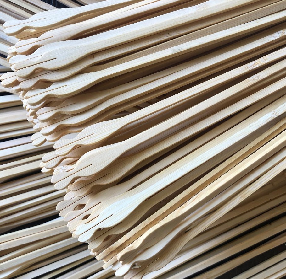 Floral Cardette Holder | 15.5" Bamboo Display Sticks – Pick On Us, LLC