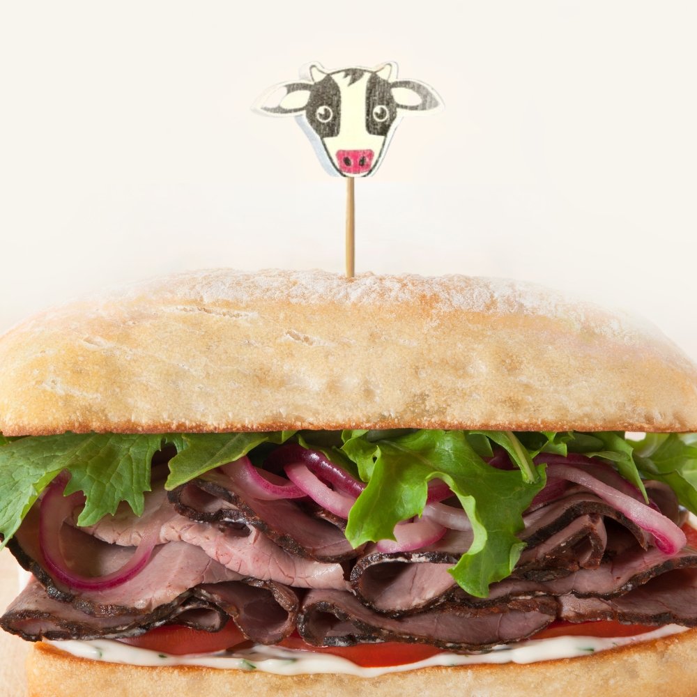 4.75 inch Cow Picks - Animal Decorative Toothpicks – Pick On Us, LLC