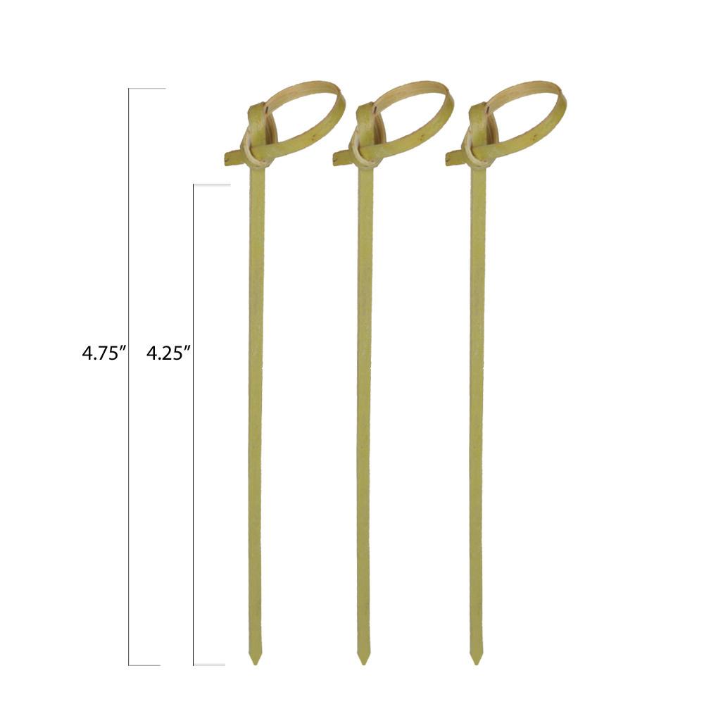 Bamboo Skewers Knotted | Bamboo Knot Pick | Pick On Us – Pick On Us, LLC