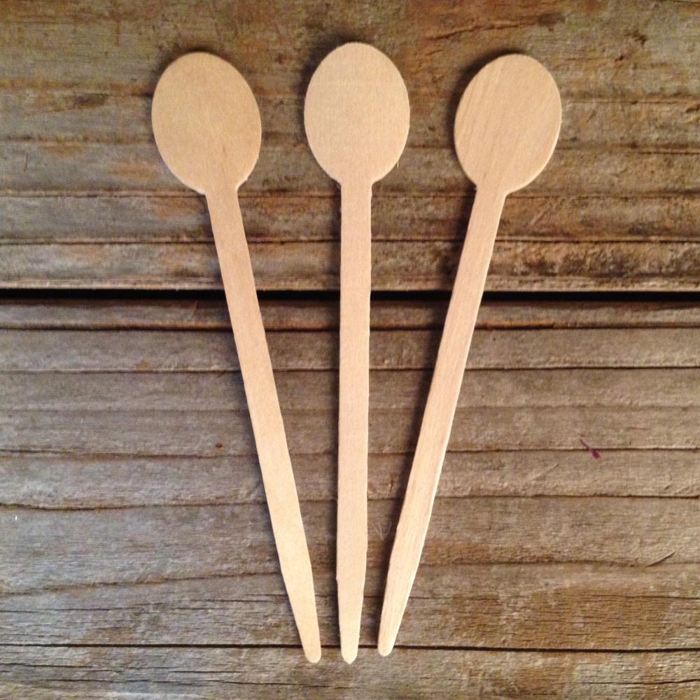 5-inch Wooden Food Picks | Oval Wooden Cocktail Picks – Pick On Us, LLC