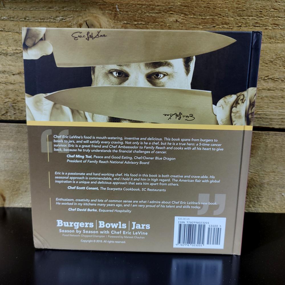 Chef Eric Levine Cookbook - Burgers | Bowls | Jars – Pick On Us, LLC