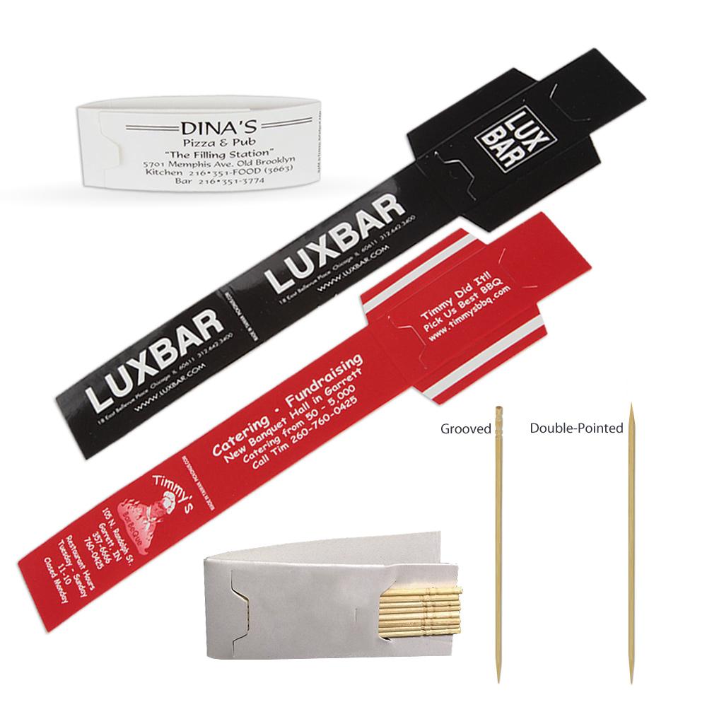 Custom Toothpick Boxes | Personalized Toothpick Packs – Pick On Us, LLC