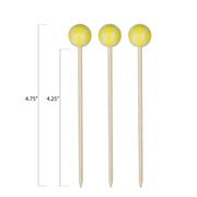 Food Picks Skewers | Tennis-Themed Party Supplies – Pick On Us, LLC